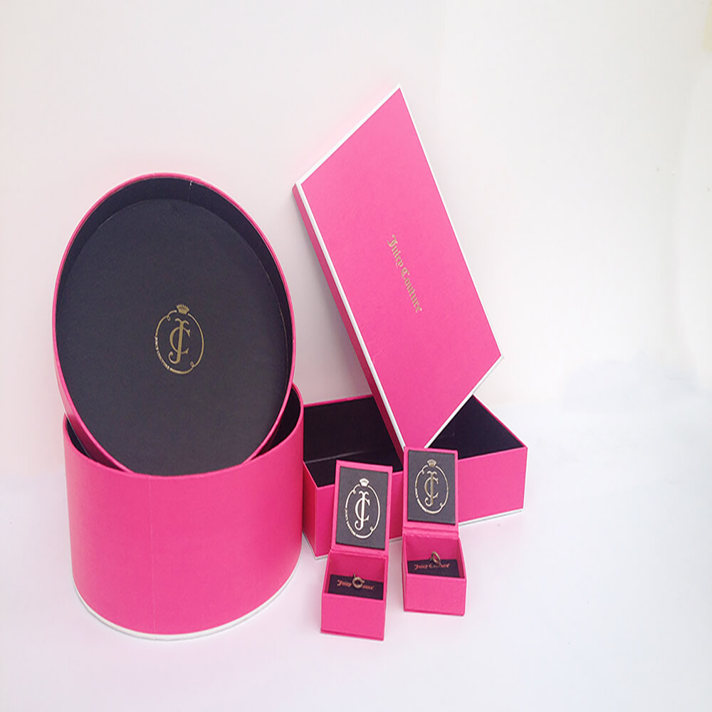 Custom Pink Round Shaped Perfume Box With Insert - The Printing Daddy