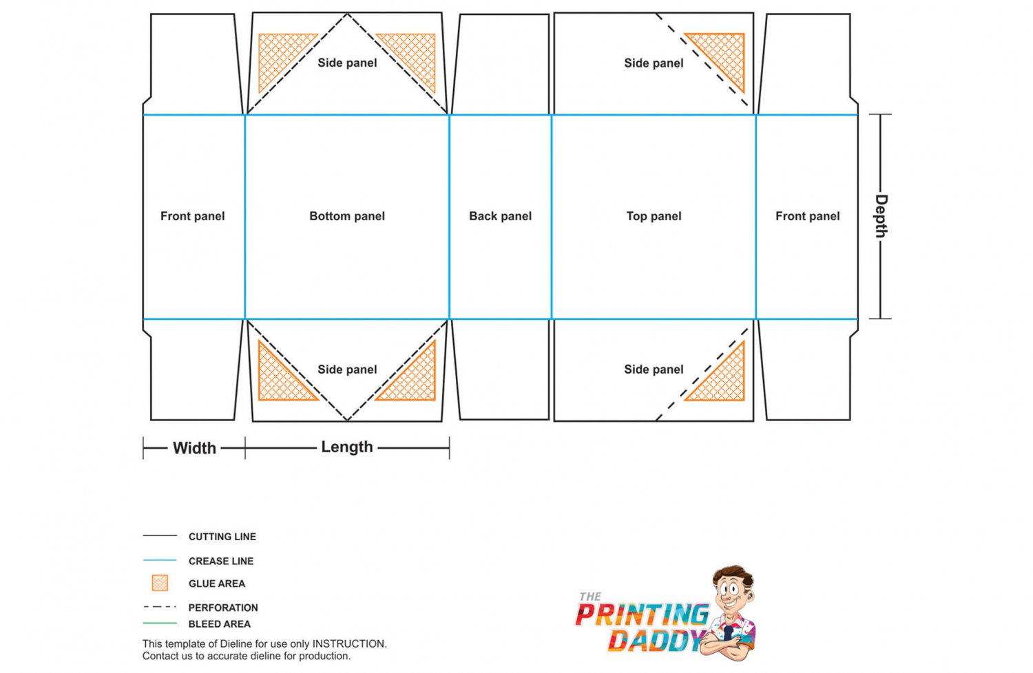 Durable Customized 6 Corner Box Style Packaging - The Printing Daddy