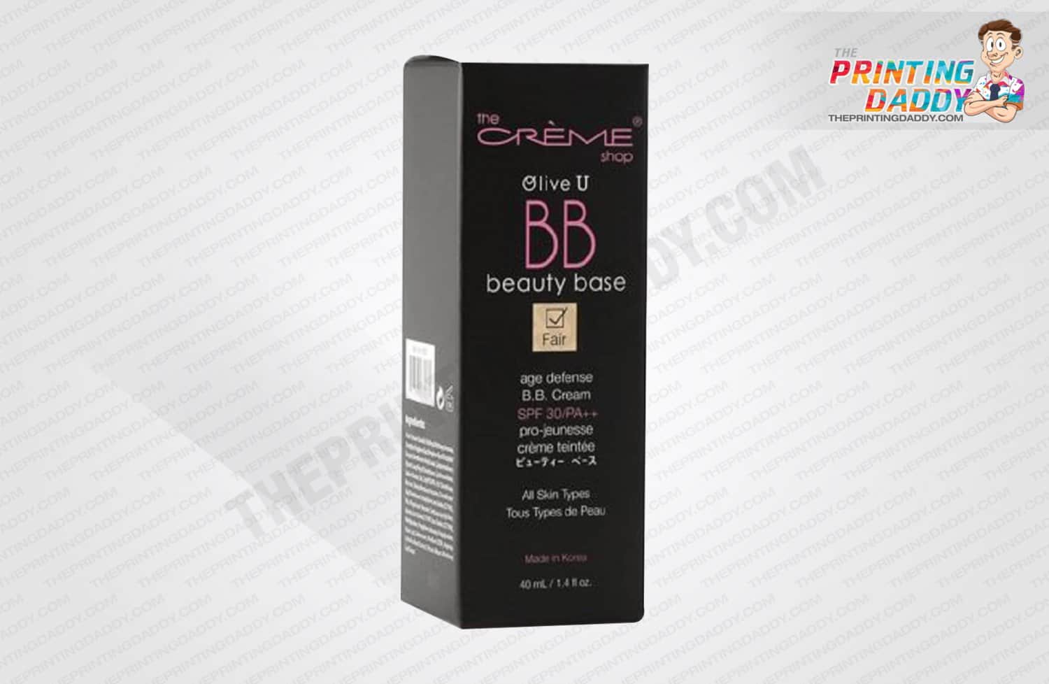 Wholesale Custom BB Cream Packaging Boxes | The Printing Daddy