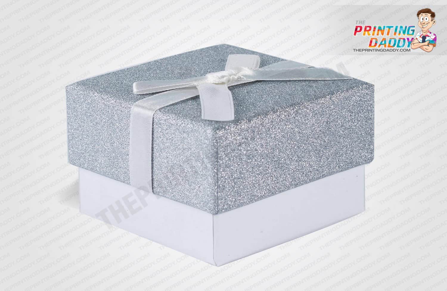 Custom Printed Glitter Lid & Tray Gift Boxes - The Printing Daddy