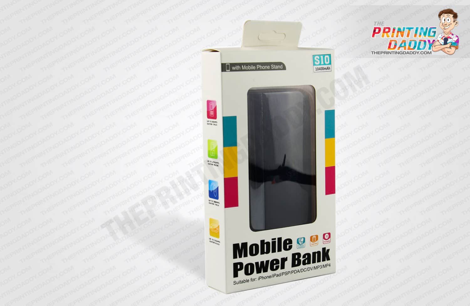Custom Packaging Boxes for Portable Power Bank - The Printing Daddy