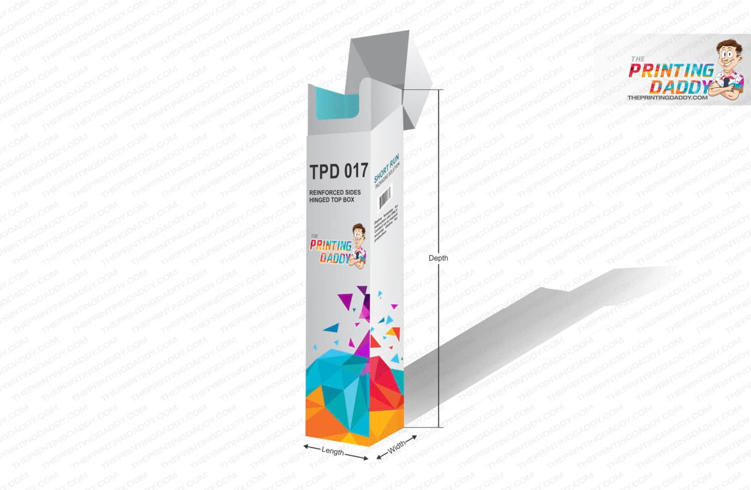 Custom Reinforced Sides Boxes With Hinged Top - The Printing Daddy