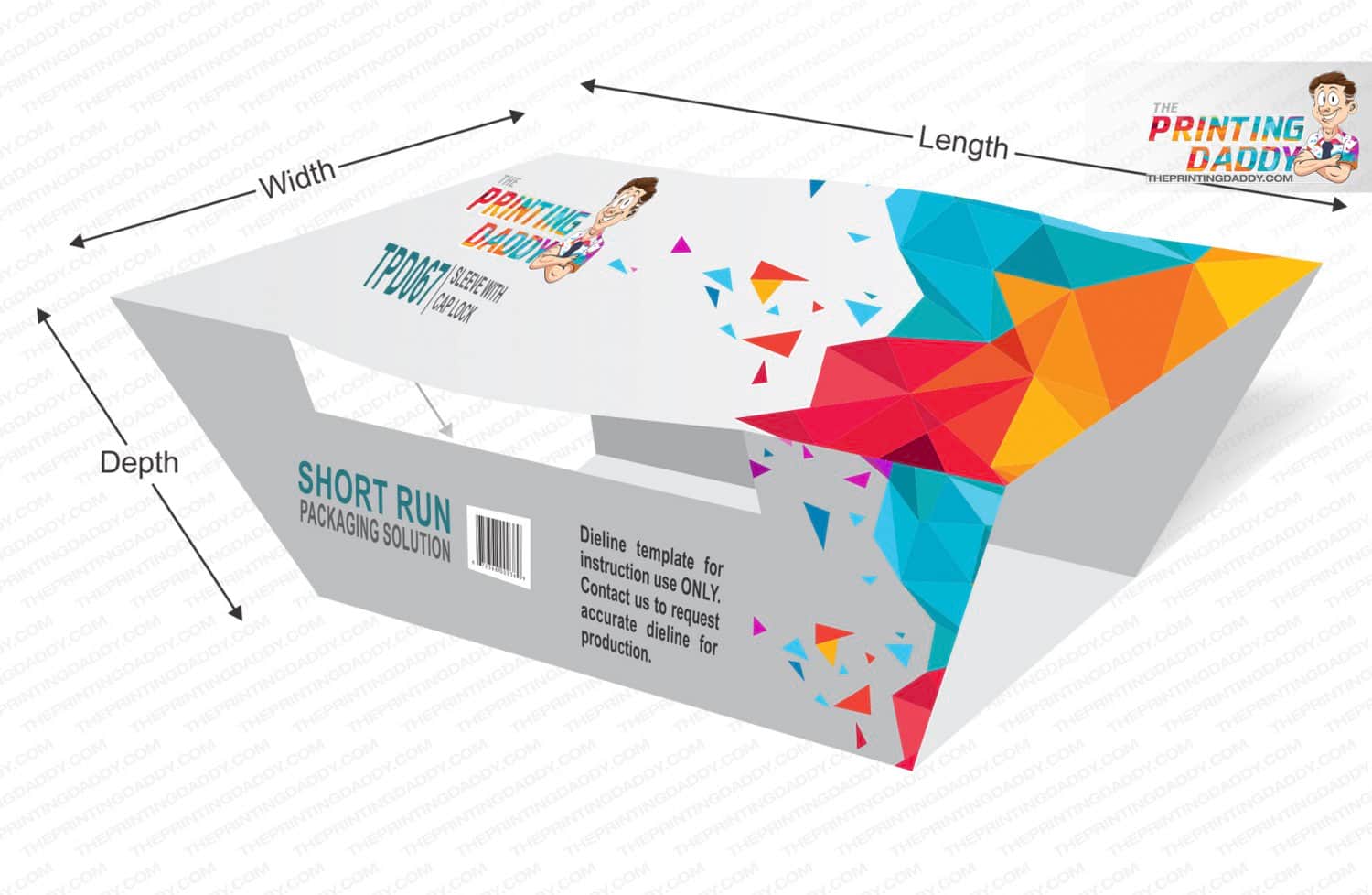 Get High-Quality Sleeve Packaging With Cap Lock | The Printing Daddy